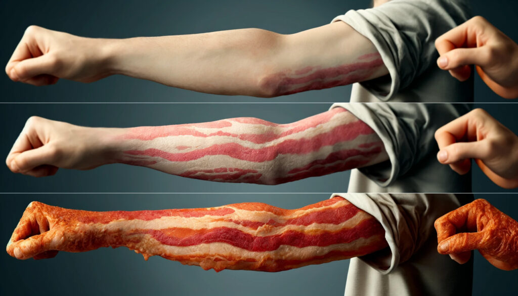 Man develops a rare disease caused by eating too much bacon – More ...
